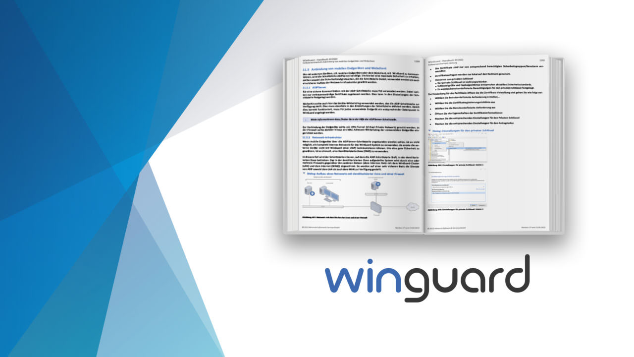 News » WinGuard manual update: Software security and hardening | Advancis